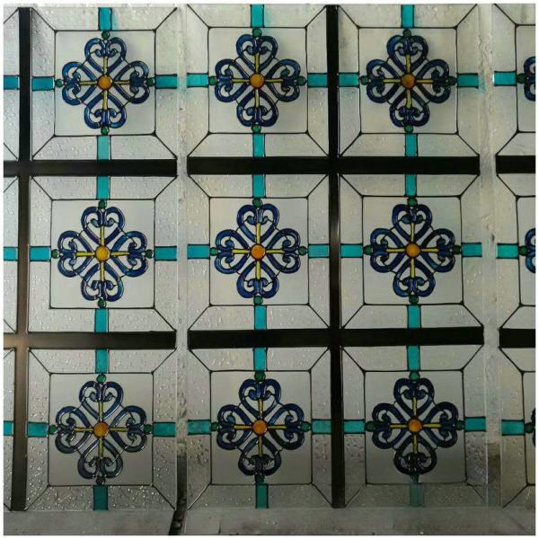 Quality Fired Enamelled Glass Panels Stunning Interior Window Glass Customized for sale