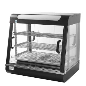 china Hotel Buffet Food Warm Glass Display Showcase / Hot Food Display Cabinets