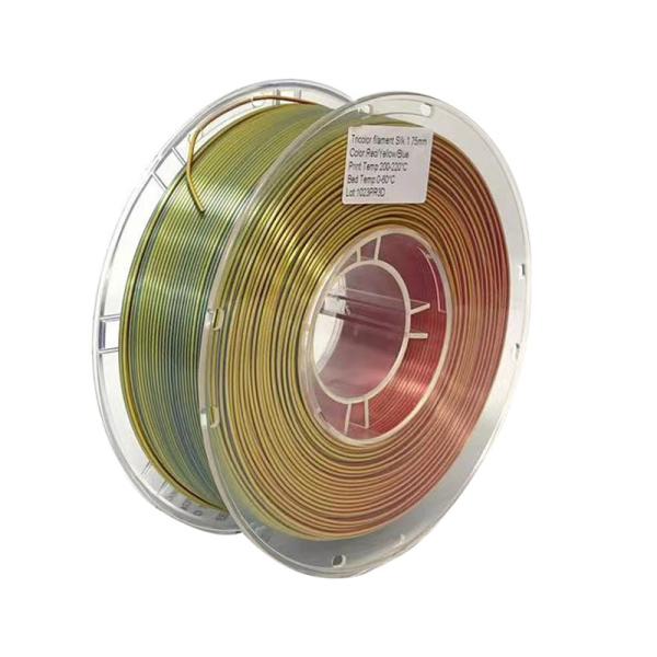 Quality Trip color filament, dual color filament, silk filament, pla filament, 3d for sale