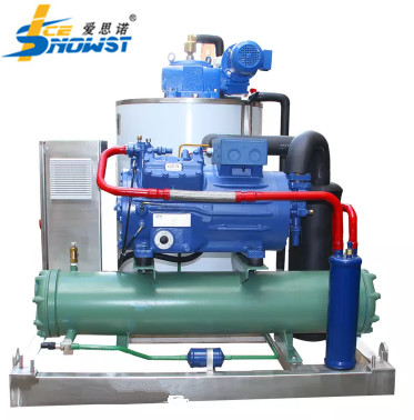 Quality 10 Ton Seawater Flake Ice Machine Commercial Ice Flaker for sale