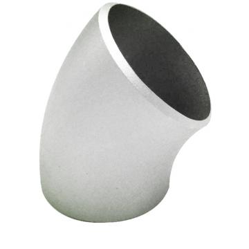 Quality Dn15 BW45 45 Degree Gr9 Titanium Elbow Fittings factory for oil pipe for sale