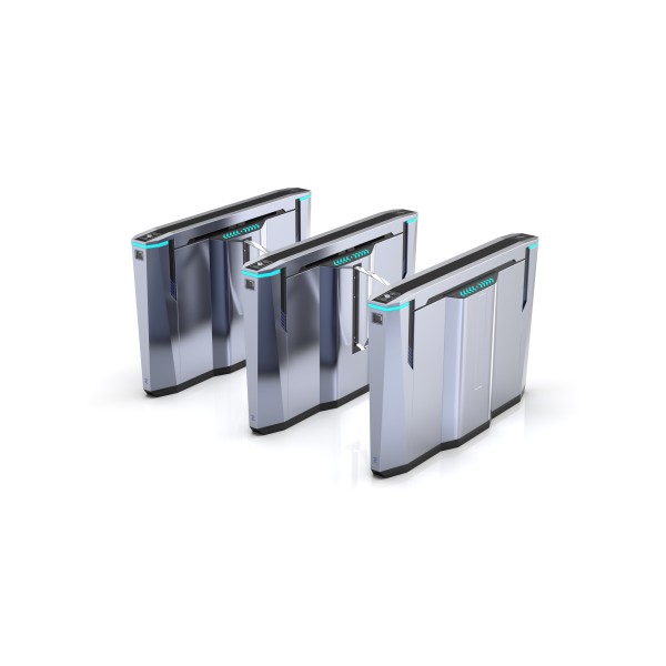 Quality DC12V QR Code Flap Barrier Turnstile Passage Width 600-900mm for sale