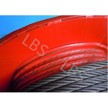 Quality Three Layers Spooling Winch Drums with LBS Grooving for Lifting for sale