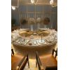 china Professional Ten Seat Gas Teppanyaki Plate Table With Ventilation / Precipitator