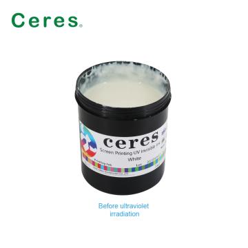 Quality Screen Printing Uv Invisible Ink Colorless To White Normal Dry for sale