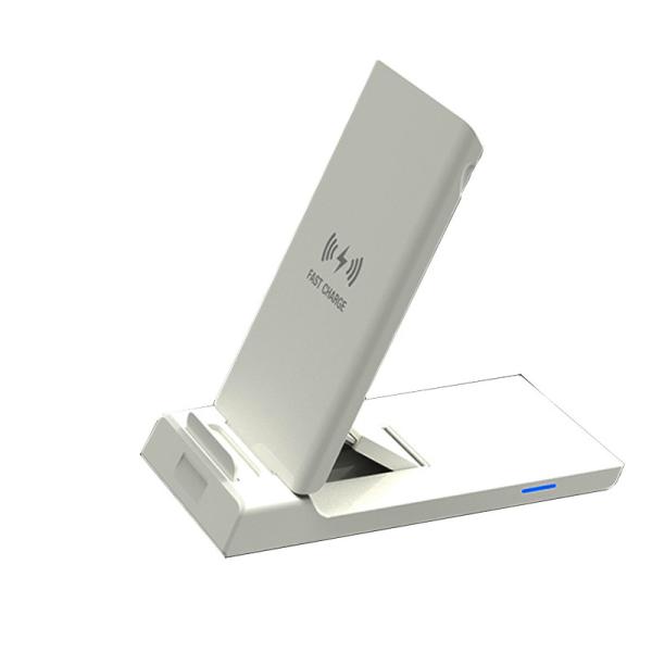 Quality ABS PU Qi Standard Desktop Wireless Charger Response Long Distance for sale