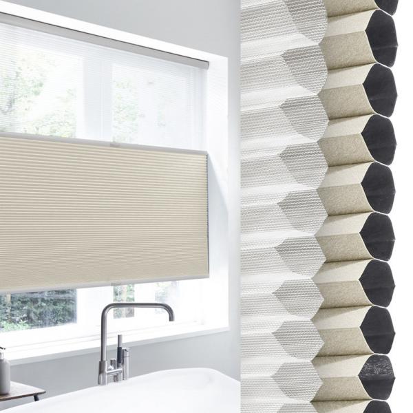 Quality Transform Your Space Textured Honeycomb Blinds for a Tactile and Sensory for sale