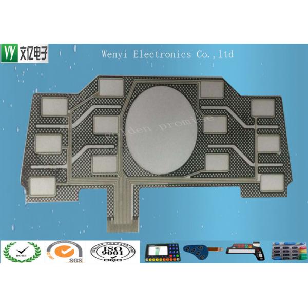 Quality EMI Shield Flexible Capacitive Touch Keypad / Custom Printed Membrane Touch for sale