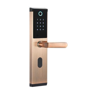 Quality Office Stainless Steel 60mm Backset Fingerprint Door Lock for sale