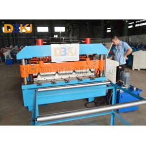 Quality Aluminium TR4 Roof Panel Roll Forming Machine Colored Glaze Steel for sale