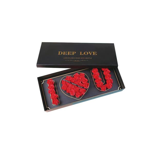 Quality CMYK Rectangular Cardboard Flower Box With Liners And Foams for sale