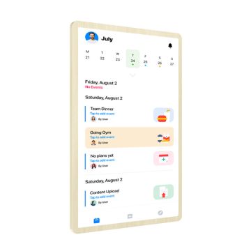 Quality Online Monthly Planner Digital Wall Calendar For Streamlined Family Scheduling for sale