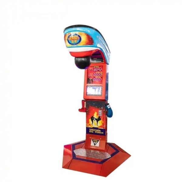 Quality 155KG Electronic Boxing Training Machine Punch Ball Coin Operated for sale