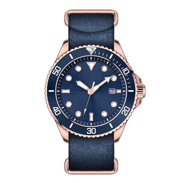 Quality Sandblasted Mens Automatic Wrist Watches , PVD plating black steel strap watches for sale
