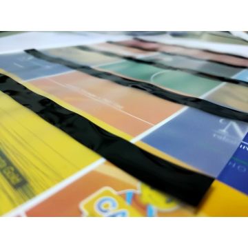 Quality Transparent 0.1mm A4 Magnetic Stripe Coated Overlay for sale