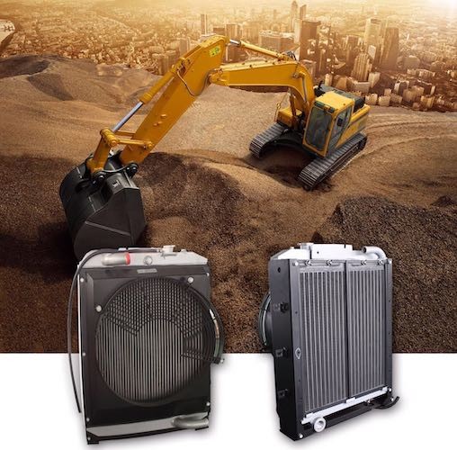Quality High performance and heavy duty oil cooler with bar plate fin structure for for sale