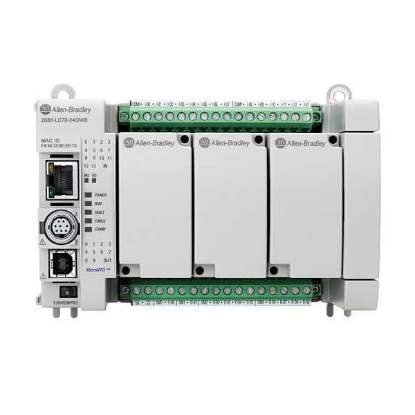Quality 2080-LC70-24QBB Micro870 24 I/O ENet/IP Controller for Industrial Automation for sale