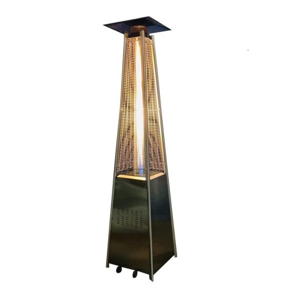 Quality Standing Pyramid Torch Gas Heater Cover Total Height 2270mm Made for Garden and Indoor for sale