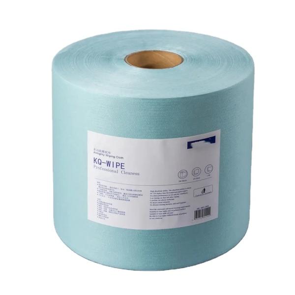 Quality Industrial Non-Woven Wipes Roll 80-89gsm Super Absorbent Workshop Use for sale