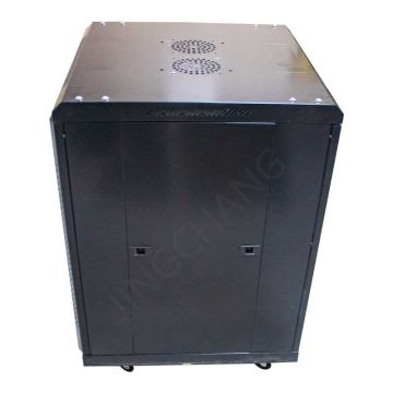 Quality Stable Network Performance with 4- post Network Server Rack and Key Lock for sale