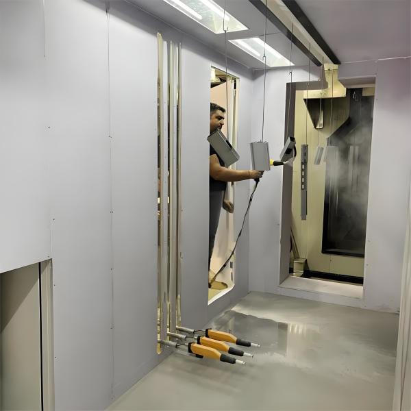 Quality Filter Powder Recycling Powder Coating Booth for sale
