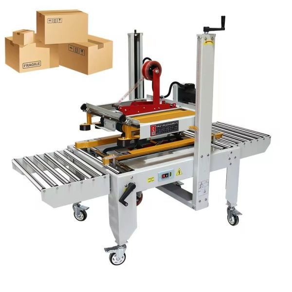 Quality Streamline Your Food Packaging Process Automatic Carton Case Sealing Strapping for sale