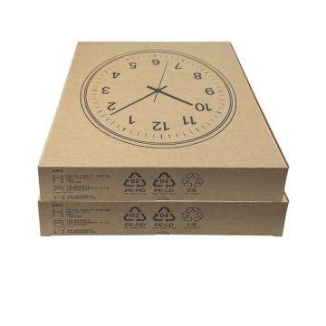 Quality Degradable Clock design Kraft Corrugated Mailers Packaging Box for sale