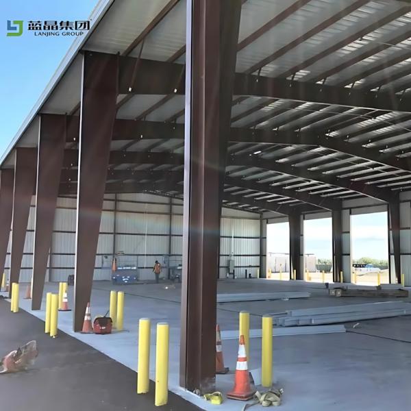 Quality Precision Prefab Steel Warehouse Bolted Connection Portal Frame Structure for sale
