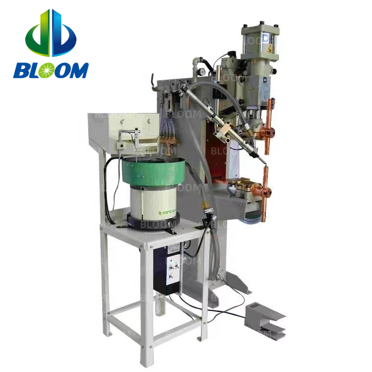 Quality Automatic Nut Transporting Resistance Spot Welding Machine with 100KVA Rated for sale
