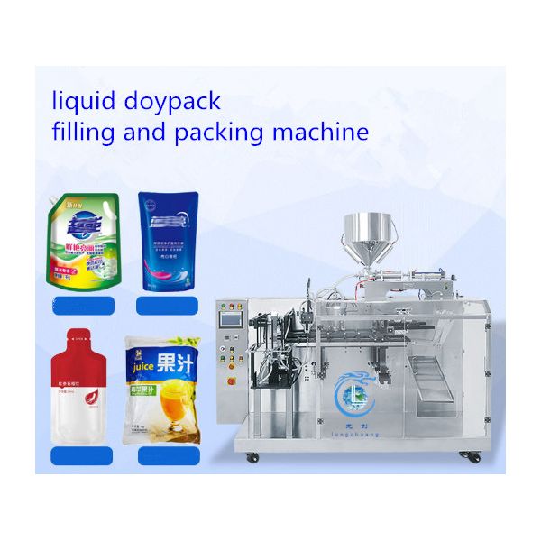 Quality Salad Sauce Stand Up Pouch Packaging Machine Steak Sauce Packaging Machine Milk Zipper Bag Packaging Machine for sale