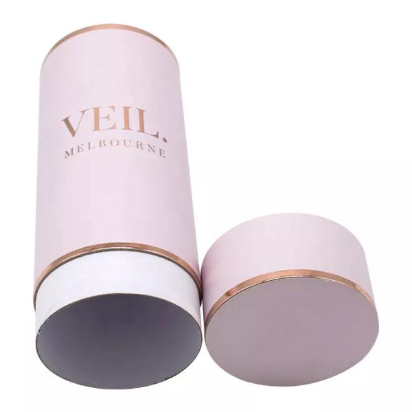 Quality Custom Printed Logo Round Cylinder Container Eco Friendly For Apparel Veil for sale