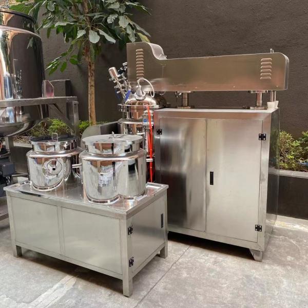 Quality Skin Whitening Body Lotion Vacuum Emulsifying Machine 37kw 3600rpm for sale