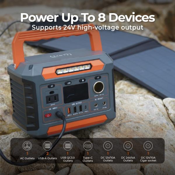 Quality 300W Portable Power Station with MPPT Controller and Wireless Charging for sale