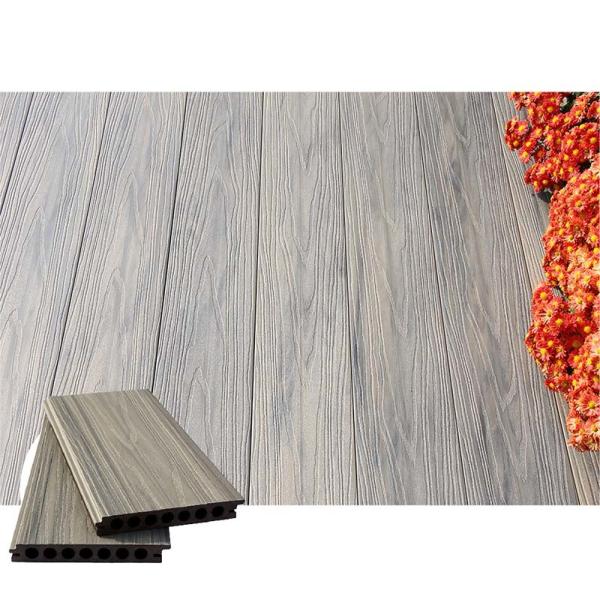 Quality Anti Mildew Outdoor Capped Composite Decking Trim Life 25-30 Years 38% HDPE for sale
