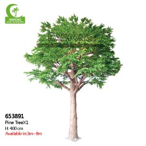 Quality Durable 400cm HAIHONG Artificial Pine Tree For Theme Park for sale