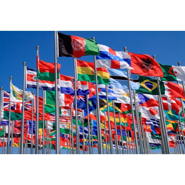 Quality YaoYang 150cmx90cm Polyester World Flags Custom Country Flags for sale