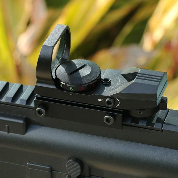 Quality Compact 22x33mm Red Dot Reflex Sight With 4 Reticle Shockproof for sale