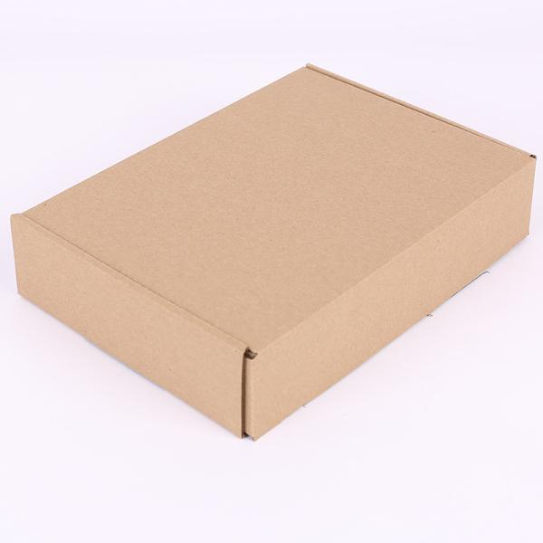 Quality 350g Kraft Corrugated Paper Boxes Transparent Gift Box for sale