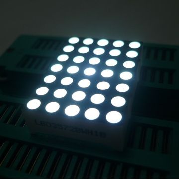 Quality Row Cathode Column Anode 5 x 7 LED Dot Matrix Display 3mm For Mesage Boards for sale