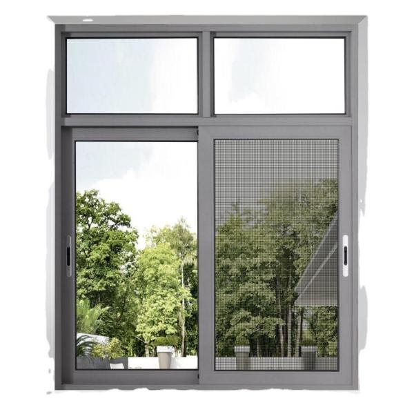 Quality Customized Folding Screen Double Glazed Aluminum Windows with Stainless Steel for sale
