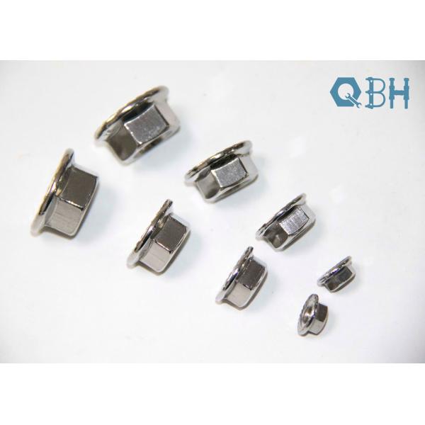 Quality JIS B1190 ISO4161 Carbon Steel ZP Hexagon Nuts With Flange for sale