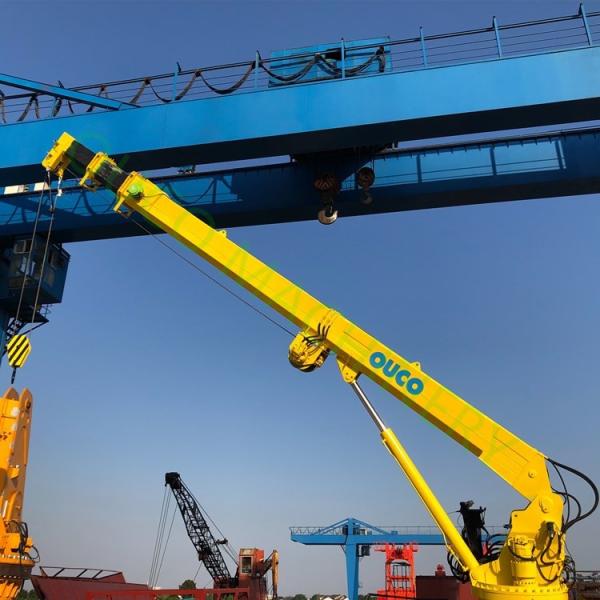 Quality Vessel Loading Electro 0.2T Telescopic 20M Marine Cranes for sale