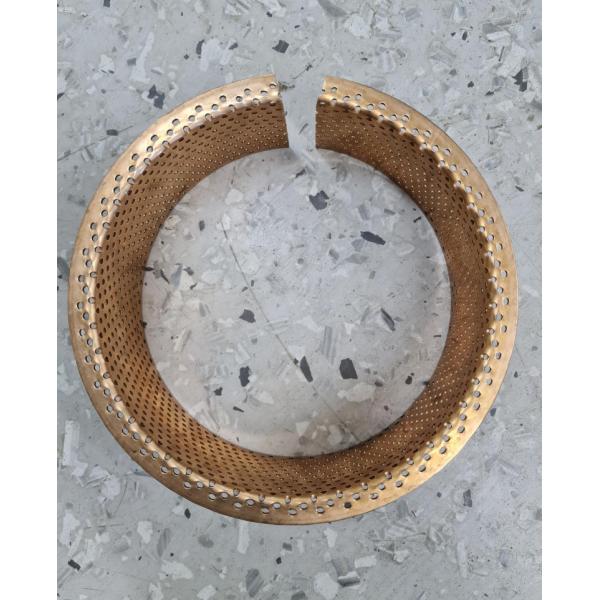 Quality High Load WB902 Wrapped Bronze Bushing CuSn8 Material With Lip for sale