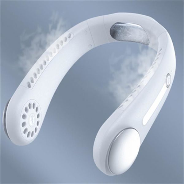 Quality HEBRONFAN Hands Free Neck Fan Neck Wearable Sports Fan 305g for sale