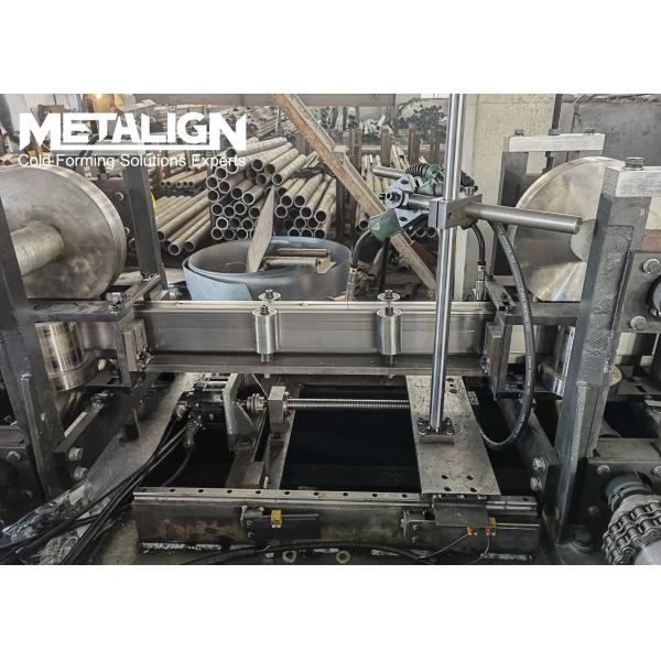 Quality 29 Stations Step Beam Rack Roll Forming Machine With Flying Welding for sale
