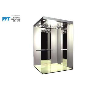 Quality Beautiful Durable Passenger Lift Elevator With Mirror Hairline Stainless Steel for sale