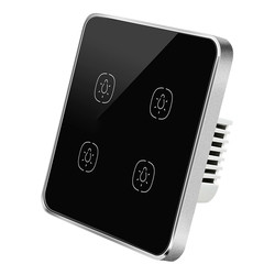 Quality WiFi 240V 2 Gang Tuya Smart Switch With Google Alexa Voice Control for sale