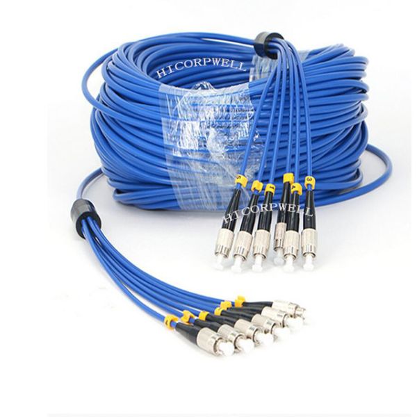 Quality Blue  Fiber Optic Patch Cables 3.0mm 300M  Low Insertion Loss With Custom Length for sale