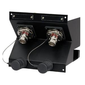 Quality Single Mode SMPTE Fiber Connector And Enclosures Panel Fixed Plug for sale