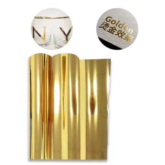 Quality Digital UV Printing Material UV Transfer Stickers Logo Gold Foil DTF Printer Film for sale